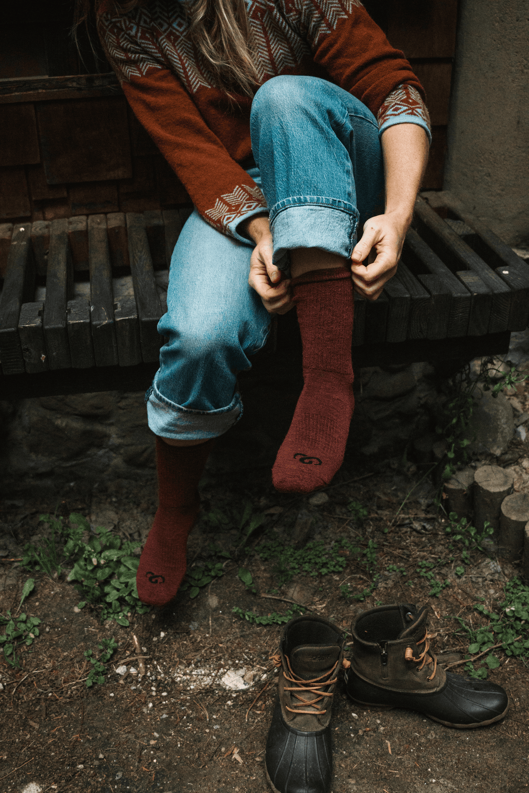 Caprine | Naturally Soft Mohair Socks + Throws