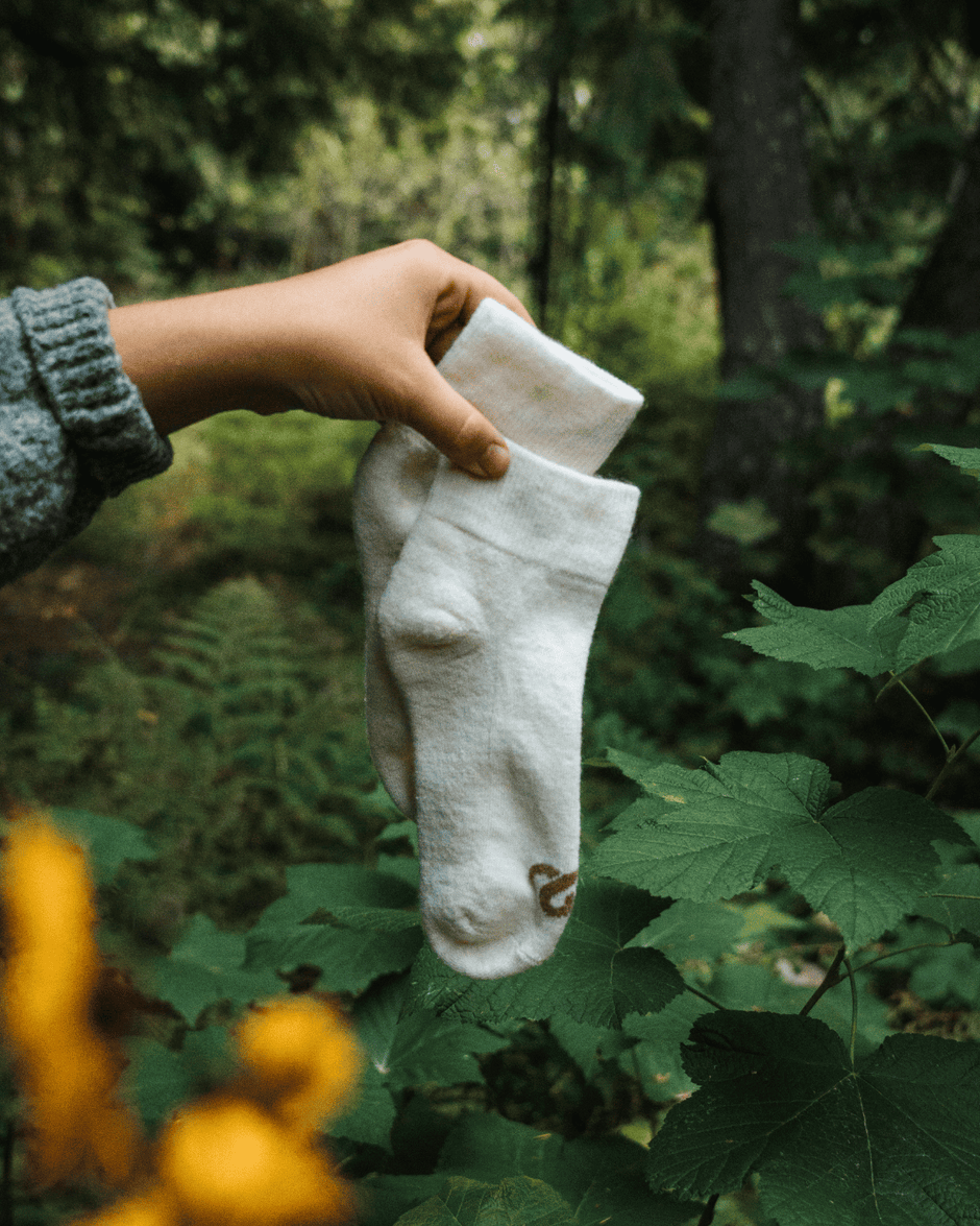 Caprine | Mohair socks and throws from our Idaho ranch to your home.