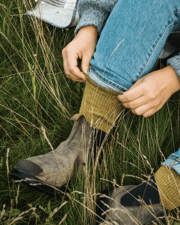 Caprine | Naturally Soft Mohair Socks + Throws